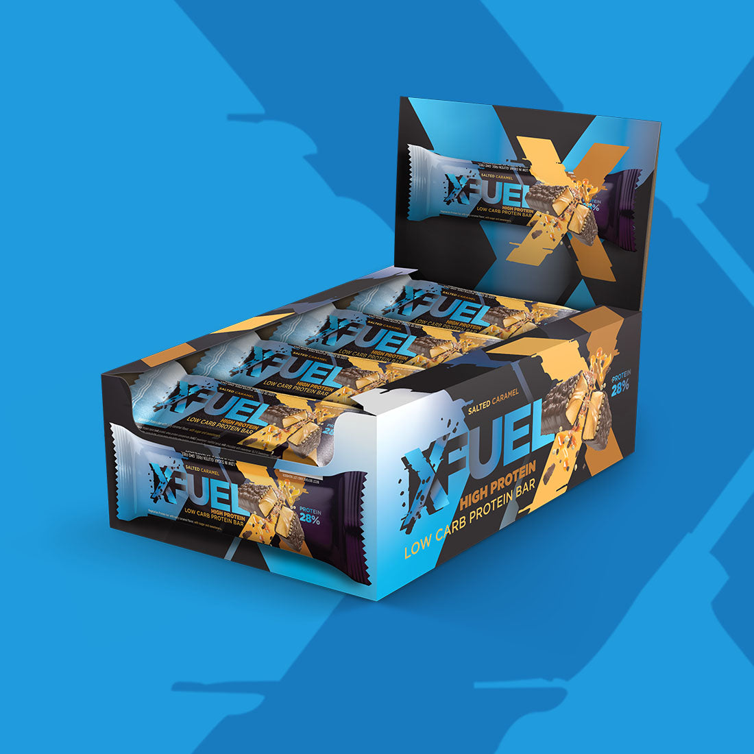 12 x Протеинов бар - Солен Карамел – XFuel